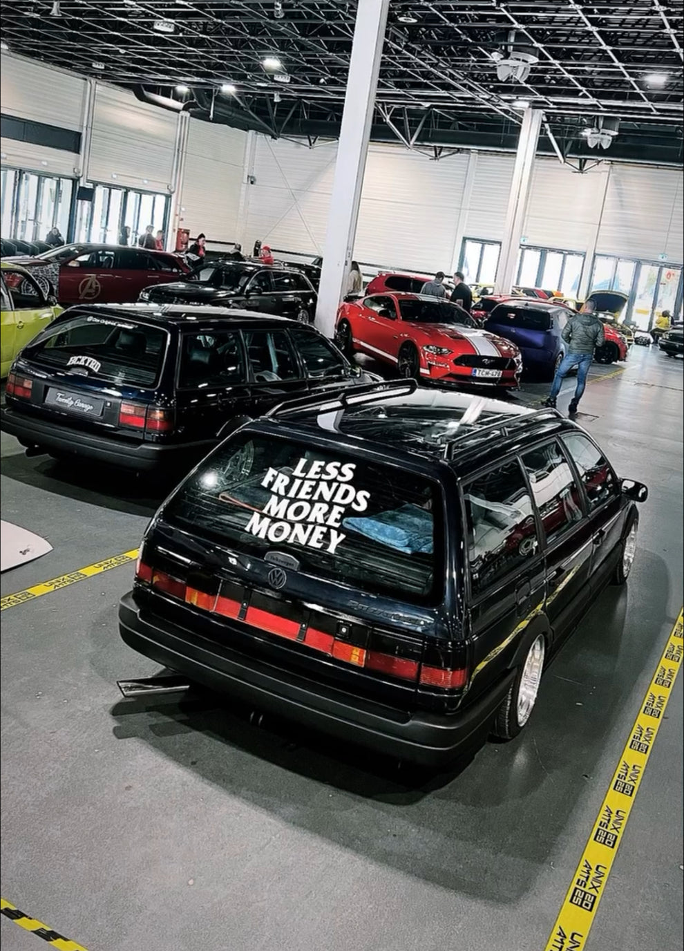 LESS FRIENDS MORE MONEY DECALS – Streetfuel