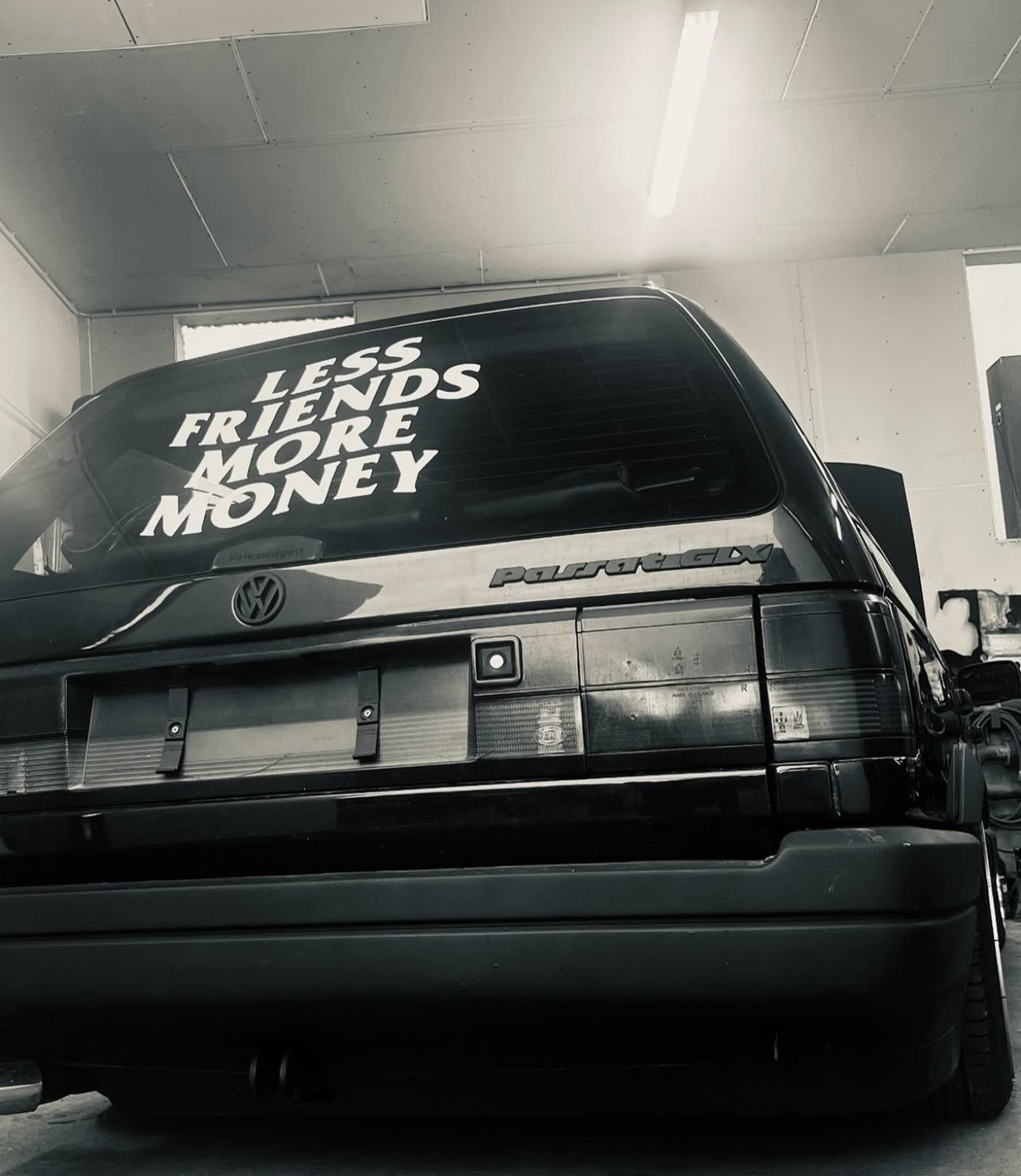 LESS FRIENDS MORE MONEY DECALS – Streetfuel
